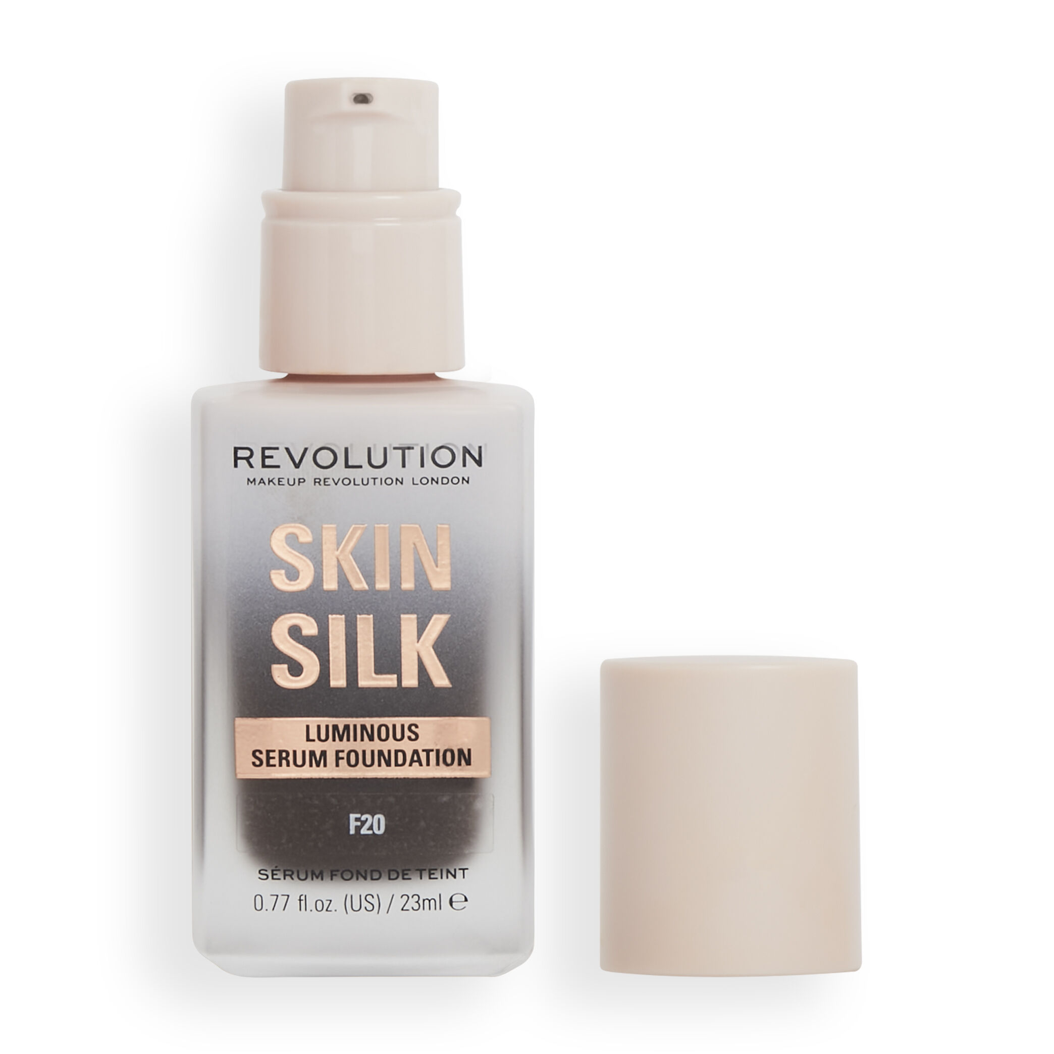 Makeup Revolution Skin Silk Serum Foundation F20 | Revolution Beauty