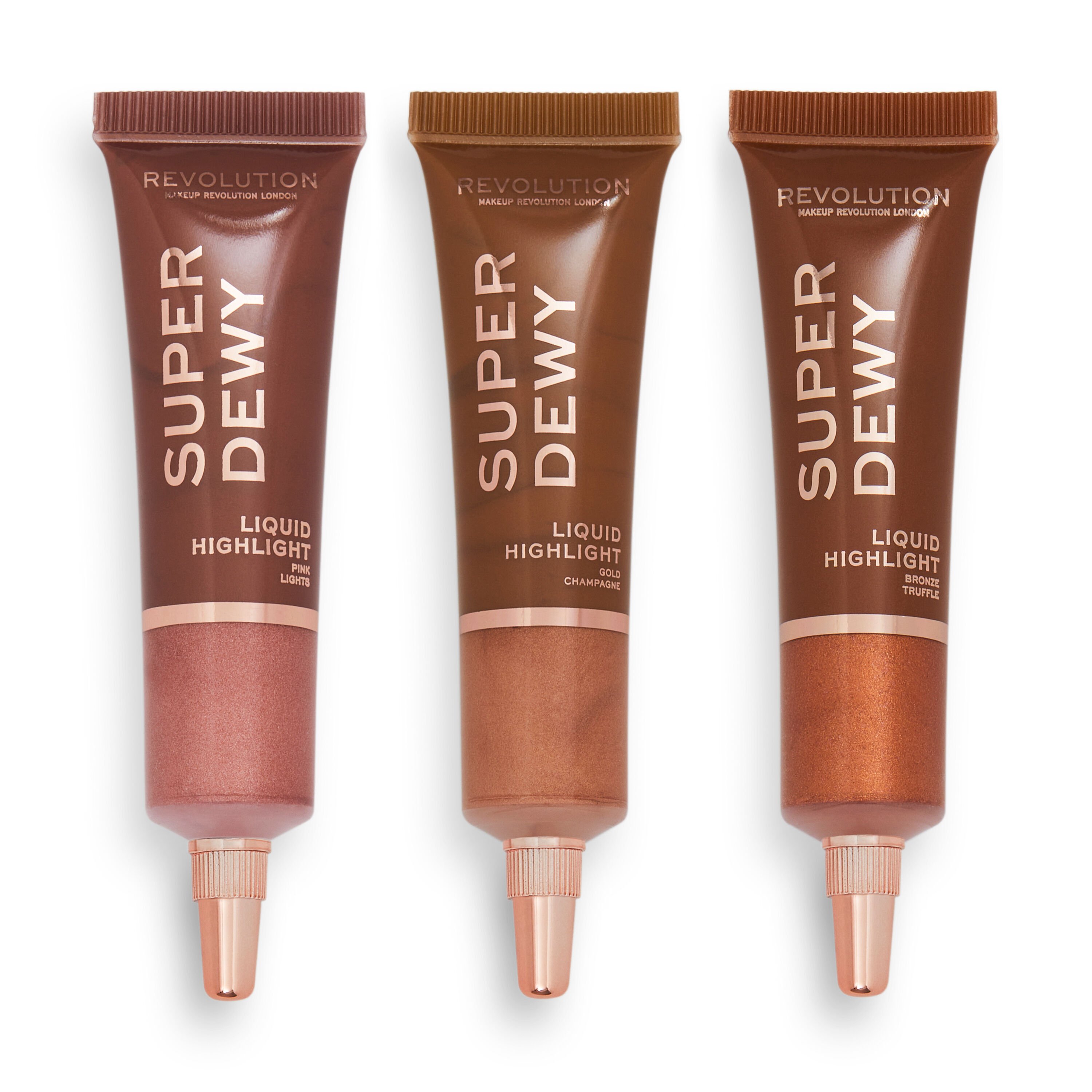 Makeup Revolution Superdewy Liquid Highlighter Gold | Revolution Beauty