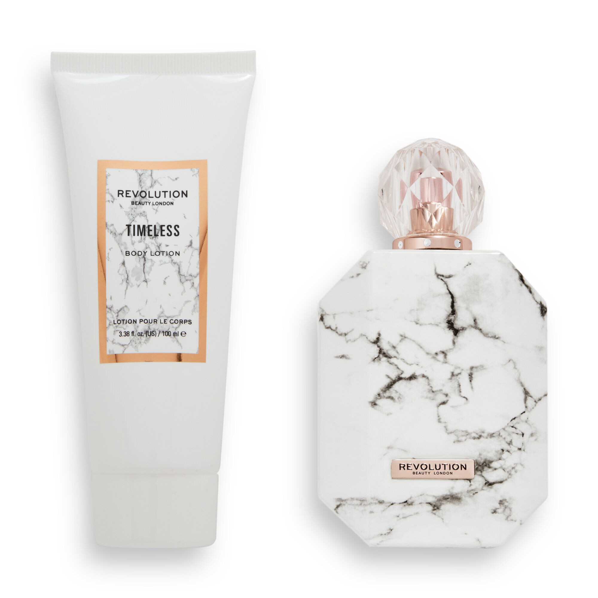 Makeup Revolution Timeless Eau De Toilette & Body Lotion Gift Set ...