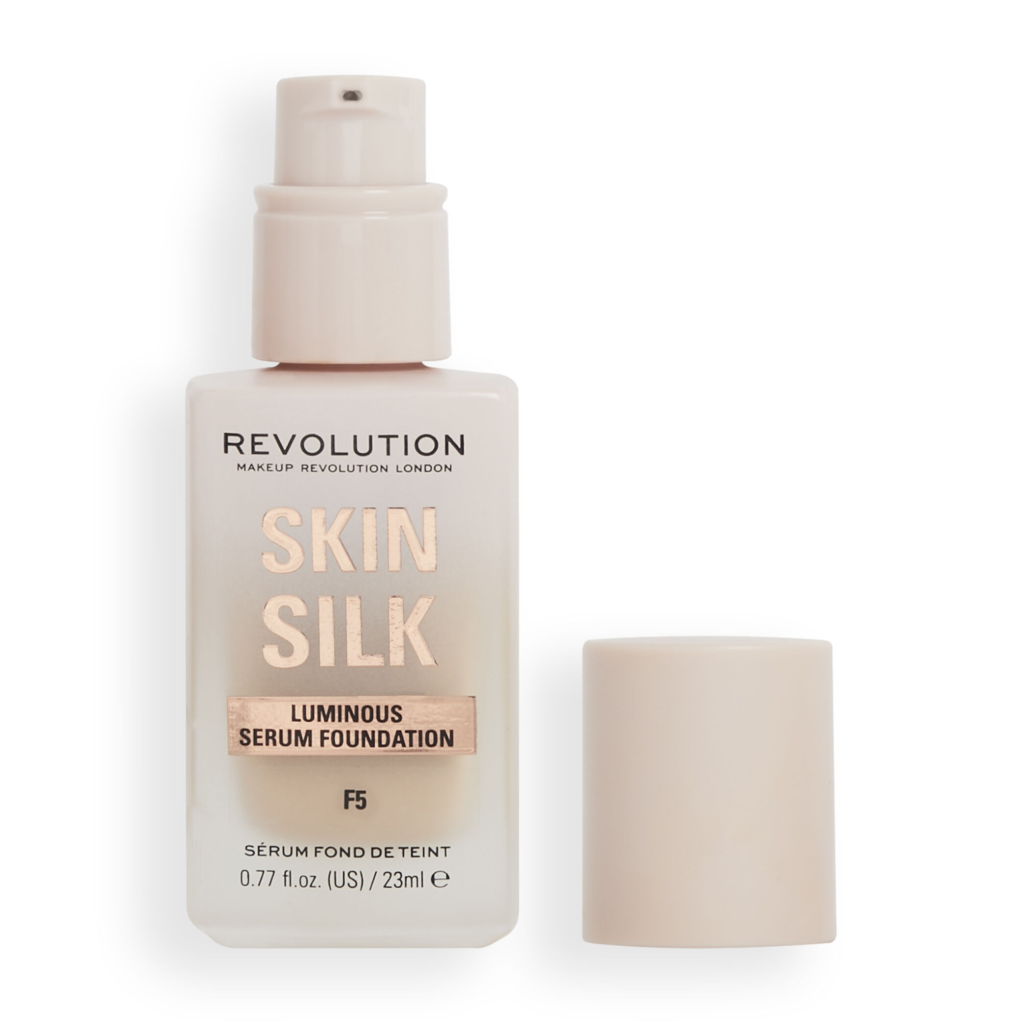 Makeup Revolution Skin Silk Serum Foundation F5 | Revolution Beauty