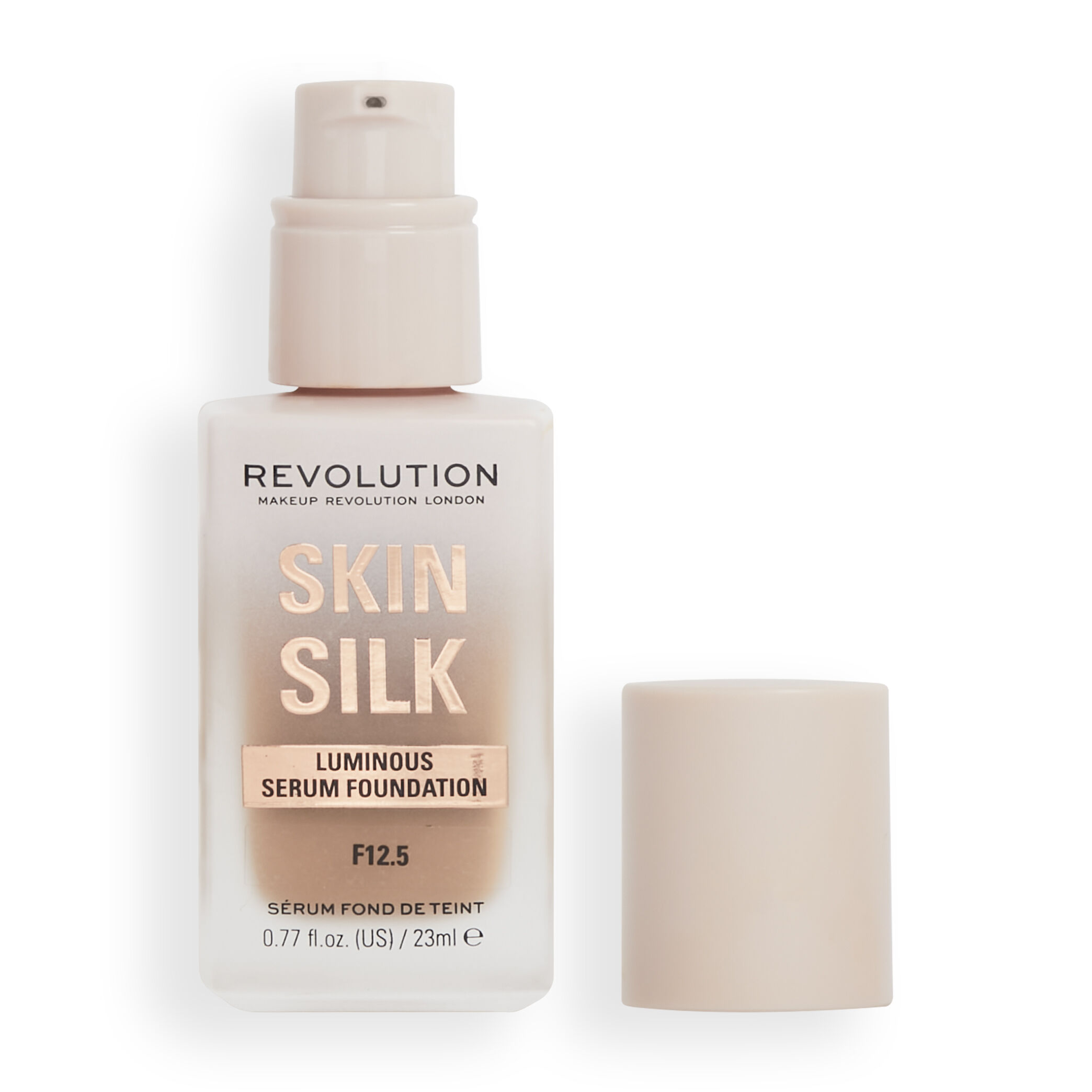 Makeup Revolution Skin Silk Serum Foundation F12.5 | Revolution Beauty