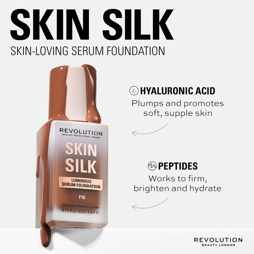 Revolution Skin Silk Serum Foundation F3 | Revolution Beauty